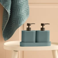 Mocha Twin Dispenser Set | Adairs