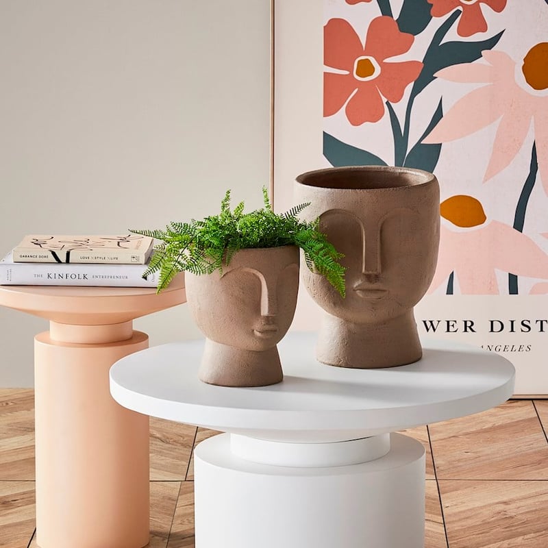 Athena Natural Face Pot | Adairs