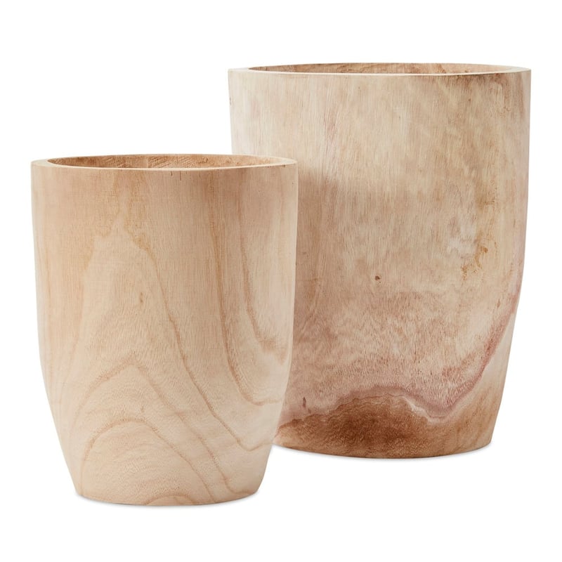 Otago Natural Timber Pot | Adairs