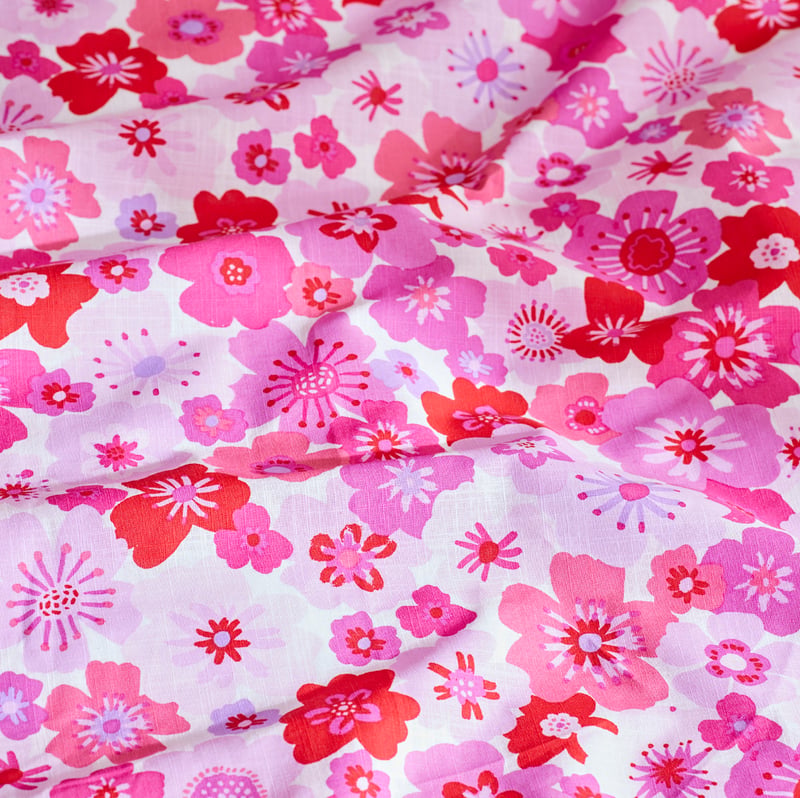 Adairs Kids - Make It Bloom Pink Quilt Cover Set | Adairs