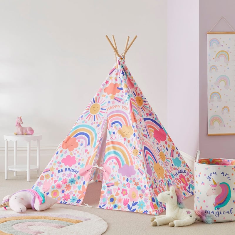 Adairs Kids - Kids Rainbow Burst Teepee | Adairs