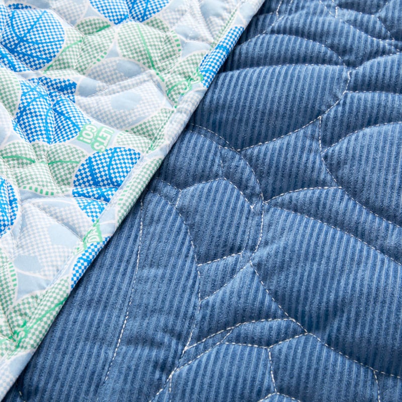 Adairs Kids - Game Day Navy Cord Coverlet | Adairs