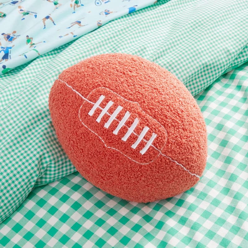 Adairs Kids - Boucle Football Classic Cushion | Adairs