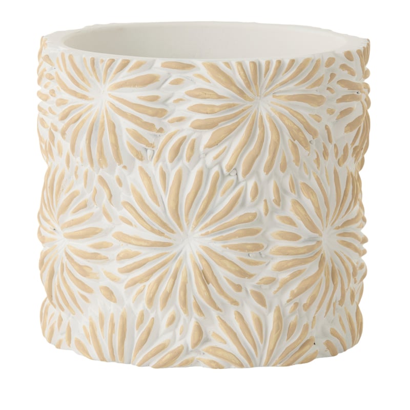 Camille Off White & Beige Pot | Adairs