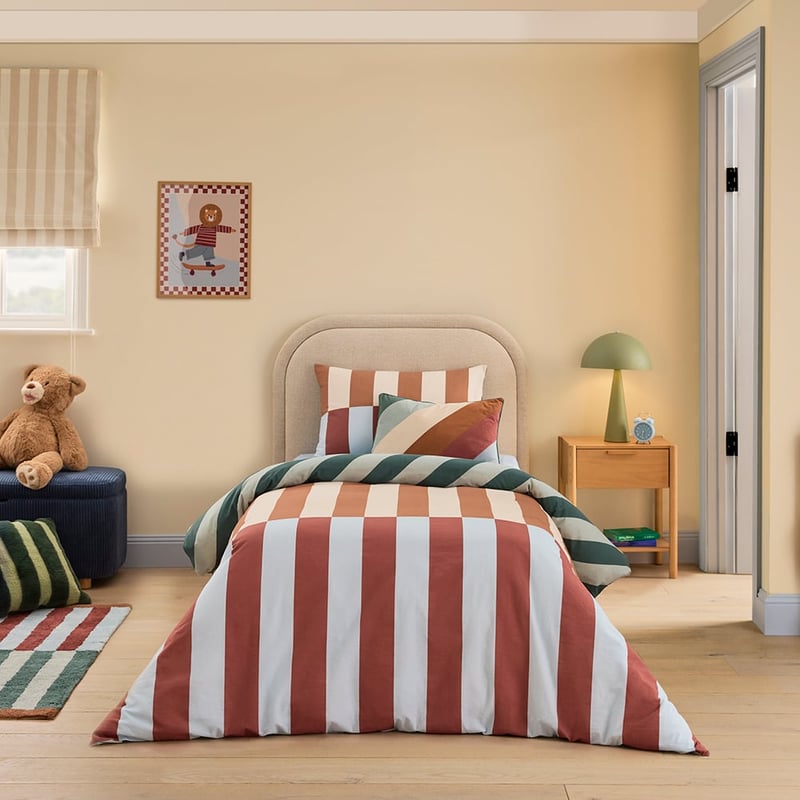 Adairs Kids - Stonewashed Tanner Greens Quilt Cover Set | Adairs