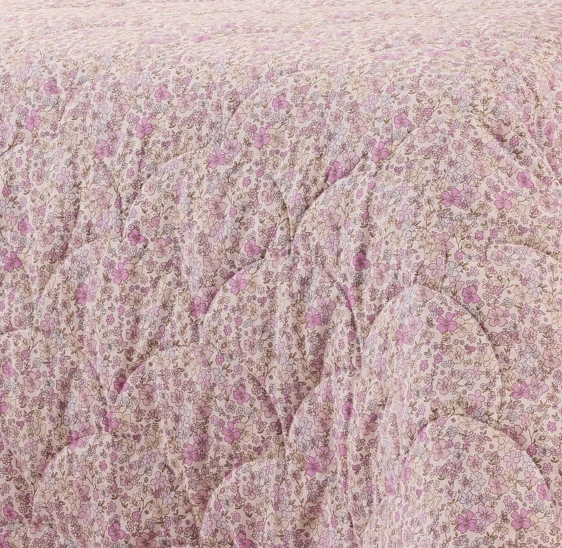 Adairs Kids - Heirloom Quilted Coverlet Pink | Adairs