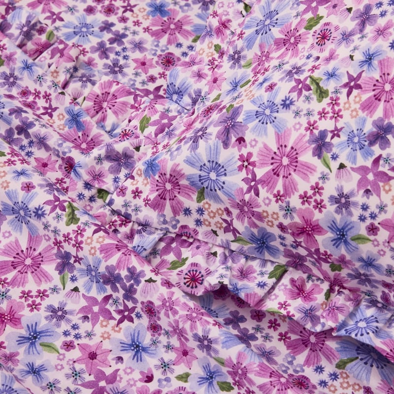 Adairs Kids - Meadow Unicorn Pink Ruffle Sheet Set | Adairs