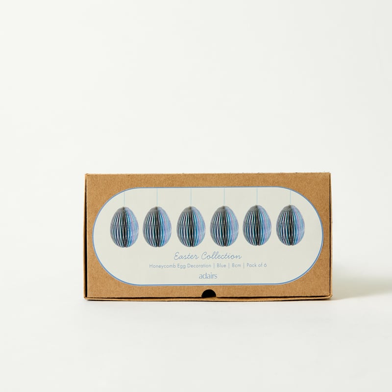 Easter Egg Blue Decorations Set of 6 | Adairs