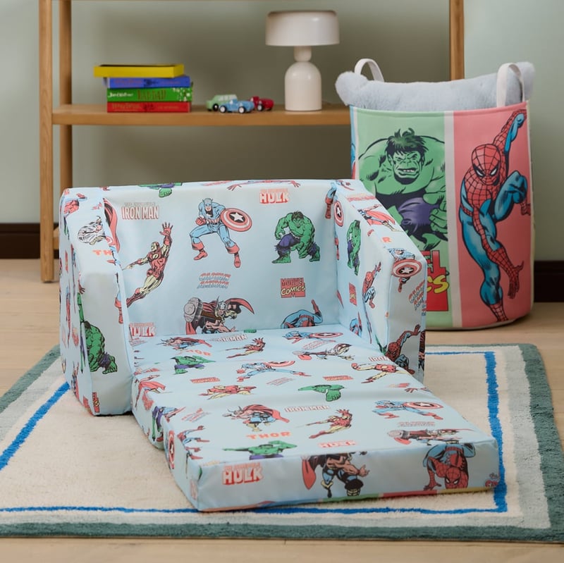 Marvel Comics Character Multi Flip out Sofa | Adairs