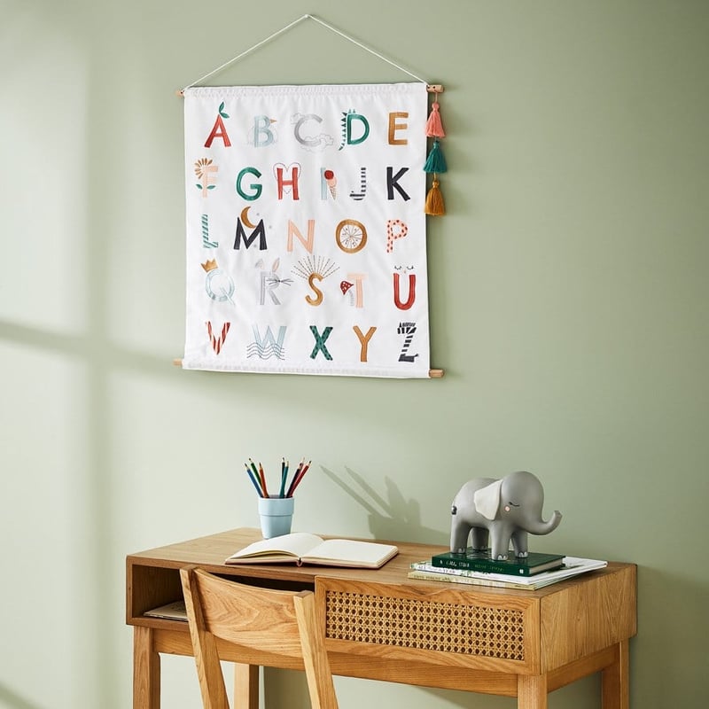 abcd wall hanging