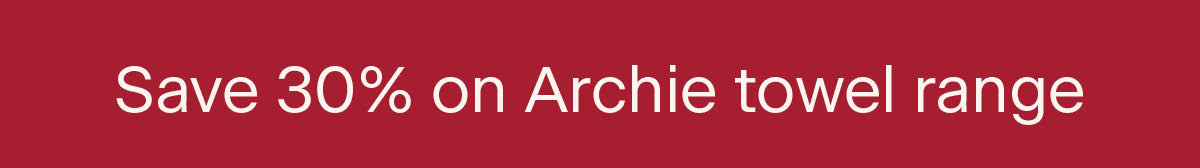 Archie Towels | Cotton Bathroom Towels | Adairs