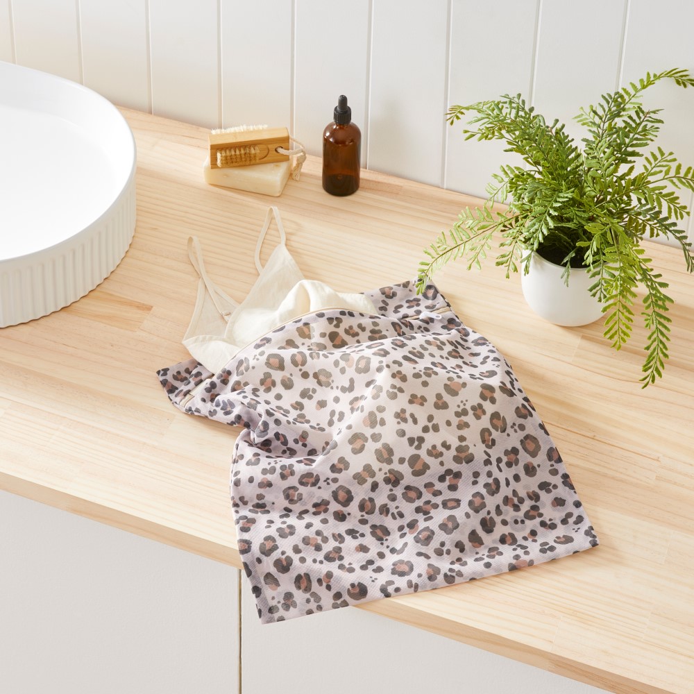 Laundry Natural Leopard Wash Bag | Adairs