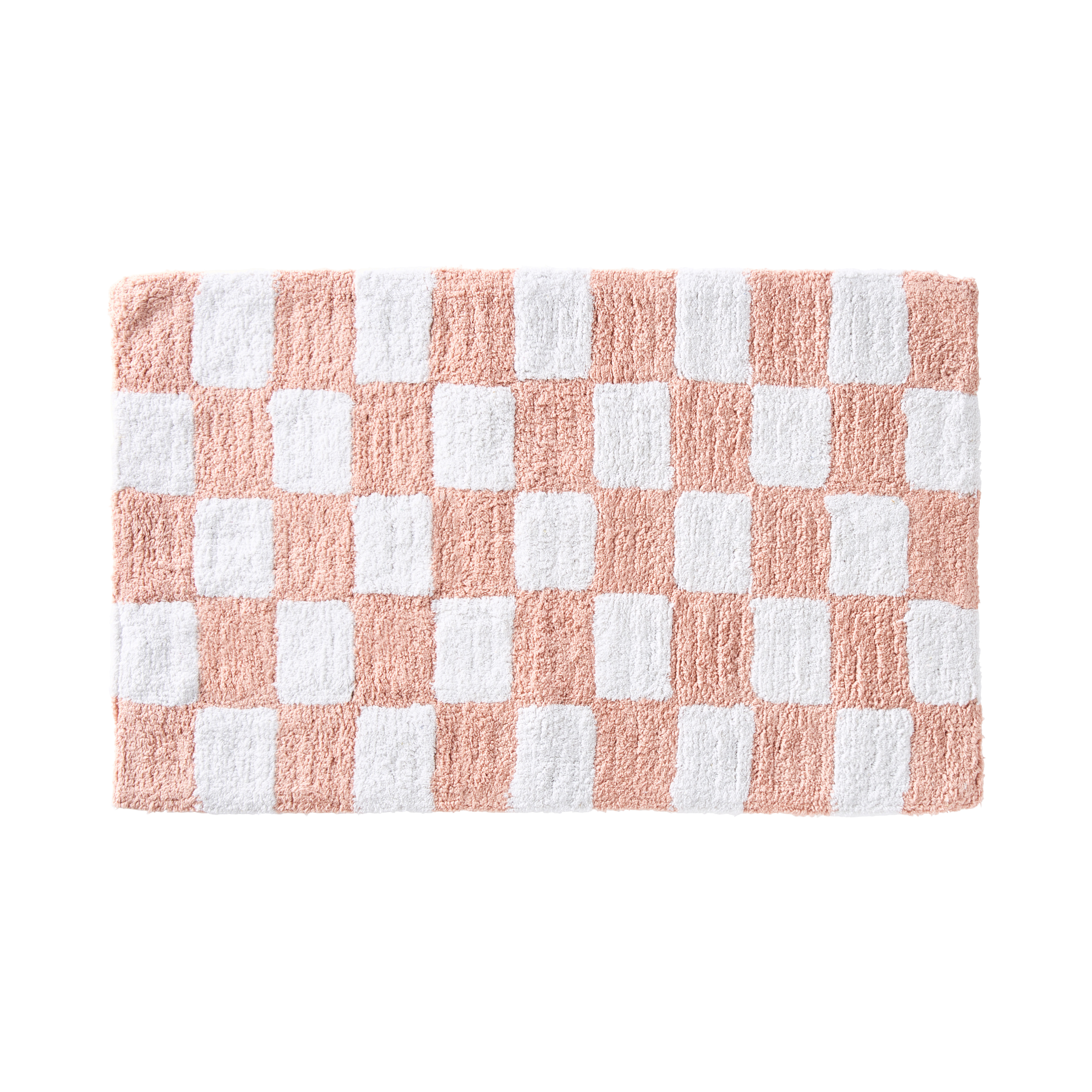 Boston Check Primrose Bath Mat | Adairs