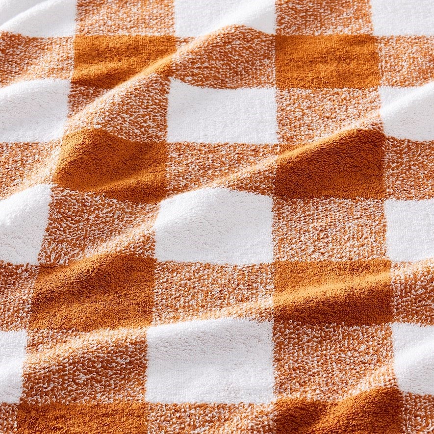 Gingham Ginger Towel Range | Adairs