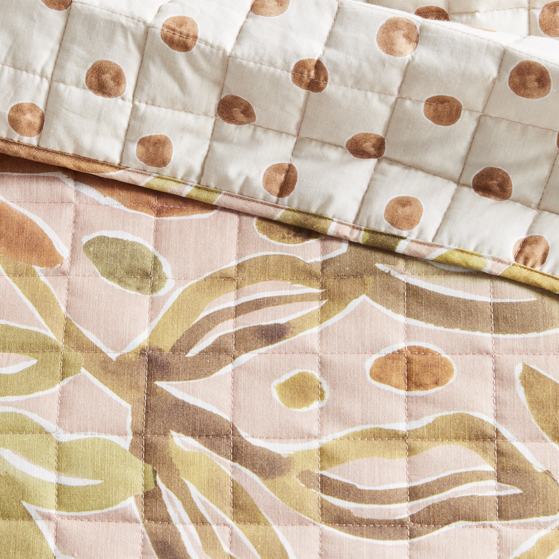 Retreat Dusty Pink Quilted Coverlet Separates | Adairs