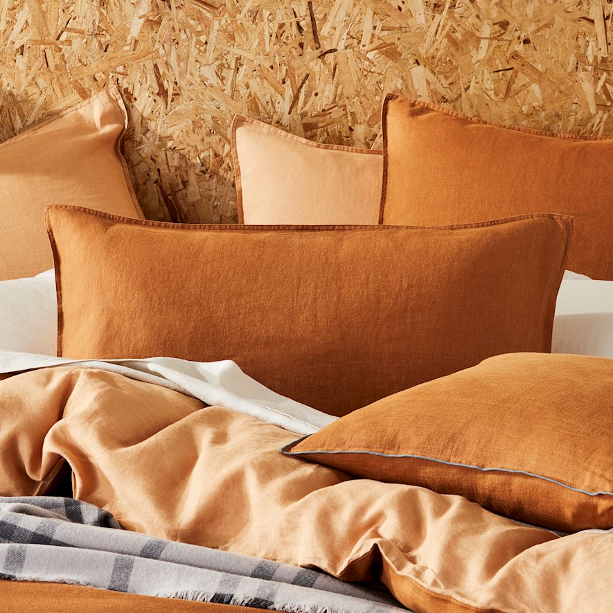 Mark Tuckey - Hemp Cedar Pillowcase | Adairs