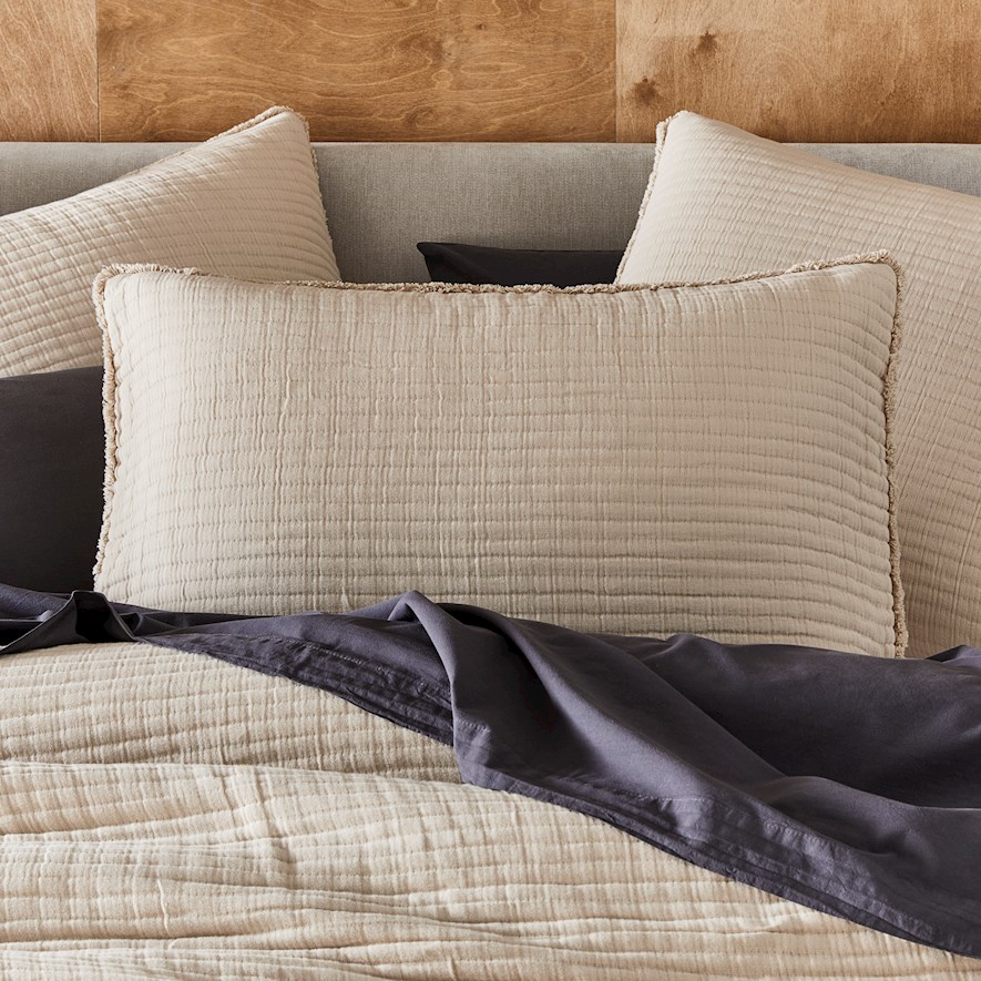 Home Republic - Cooper Natural Pillowcase | Adairs
