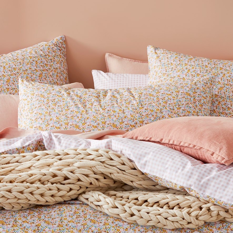Garden Bloom Multi Quilt Cover Set + Separates | Adairs