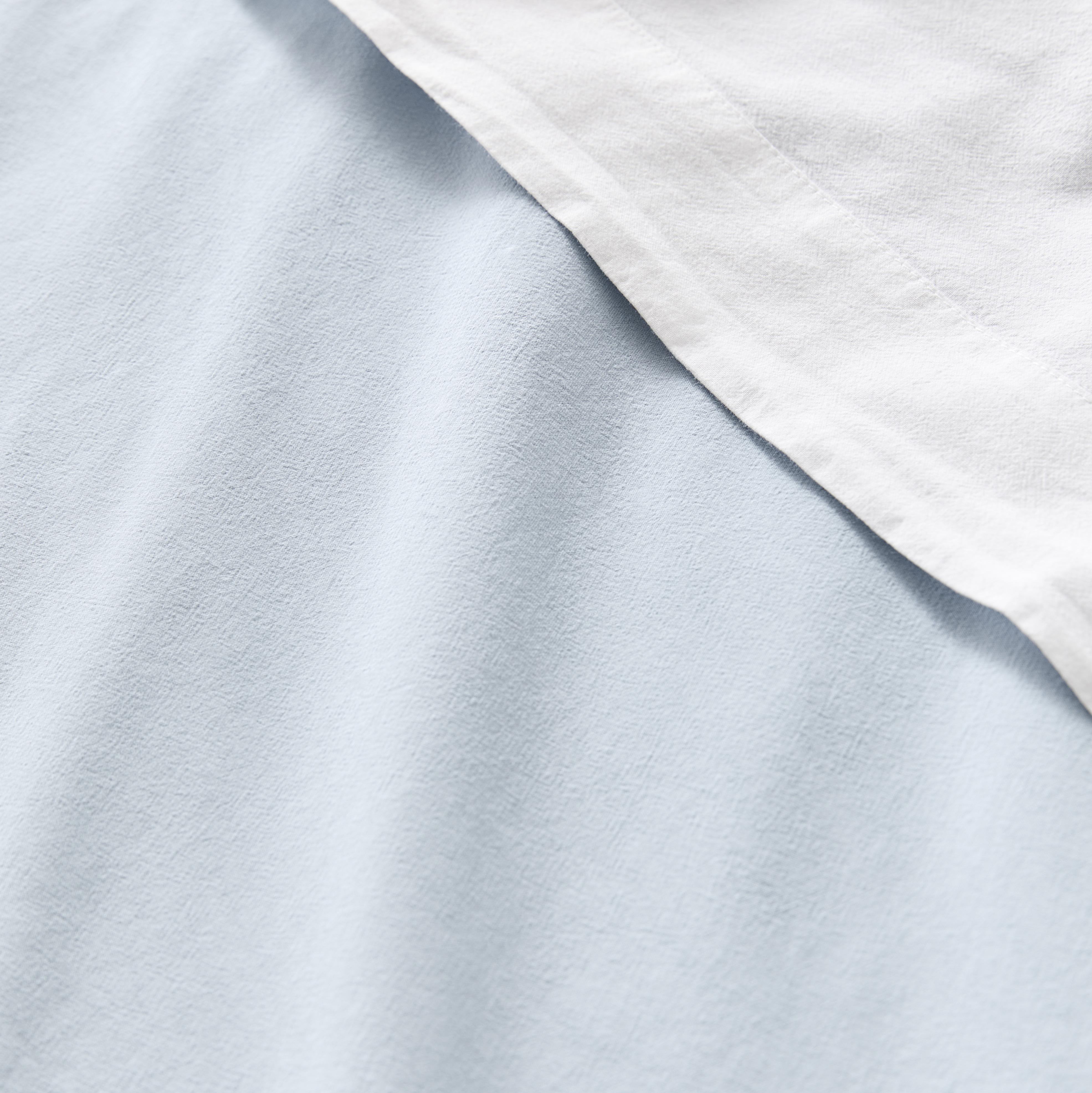 Stonewashed Cotton Ice Blue Quilt Cover Separates | Adairs