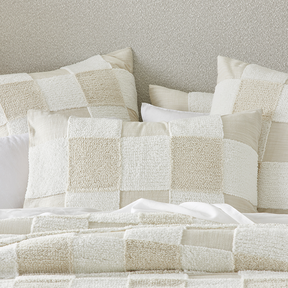 Harrison Natural Tufted Quilt Cover Separates | Adairs
