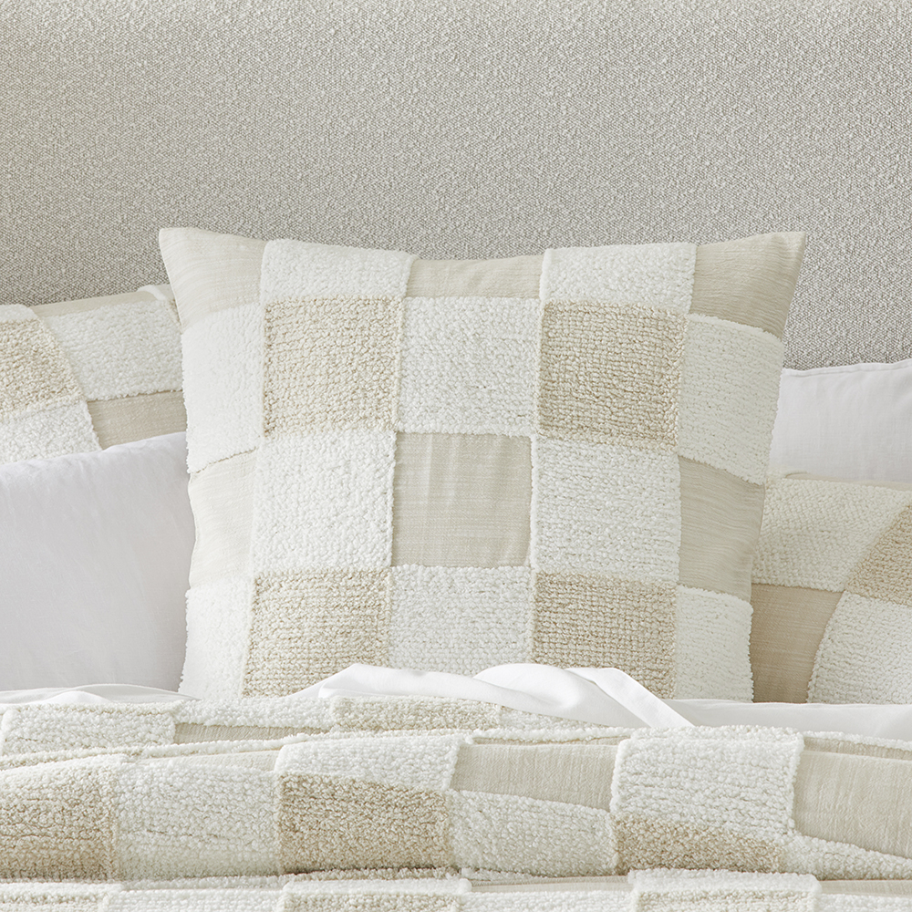 Harrison Natural Tufted Quilt Cover Separates | Adairs