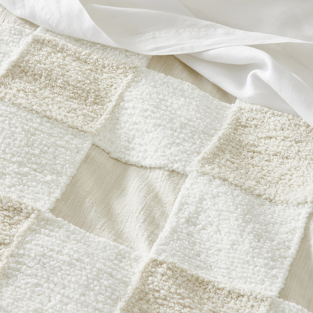 Harrison Natural Tufted Quilt Cover Separates | Adairs