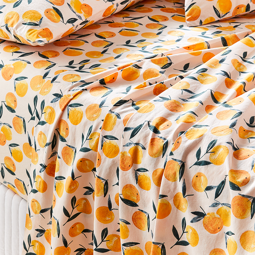 Printed Citrus Sheet Set | Adairs