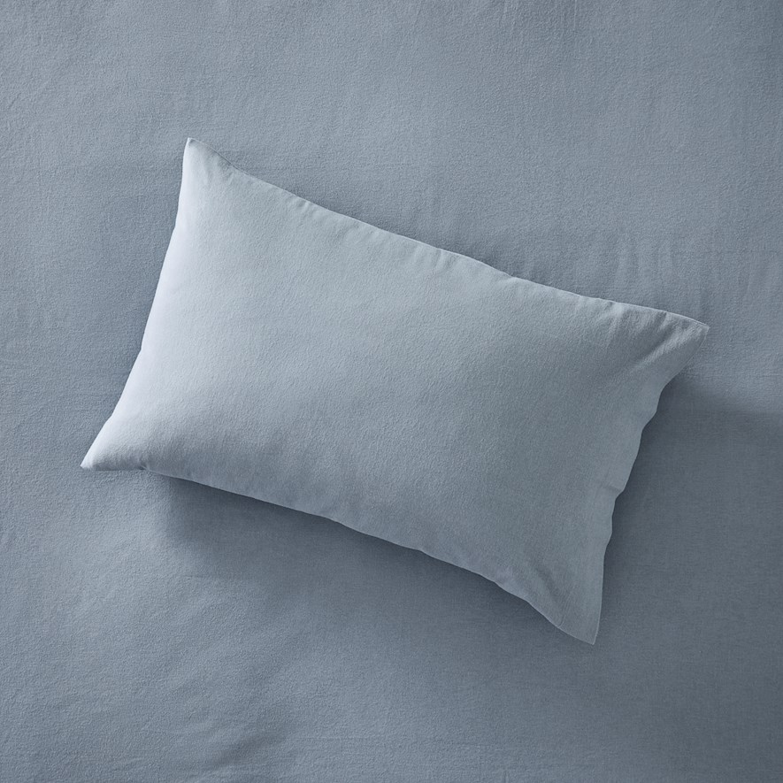 Flannelette Powder Blue Sheet Set | Bedding | Adairs