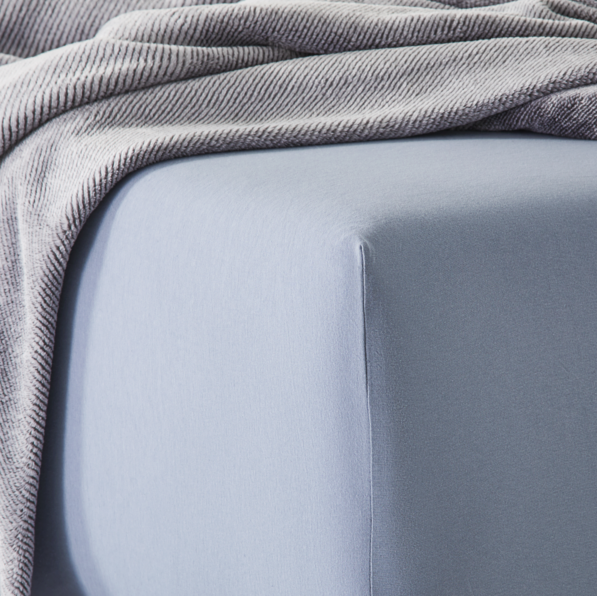 Home Republic - Ultra Soft Jersey Powder Blue Sheet Separates | Adairs