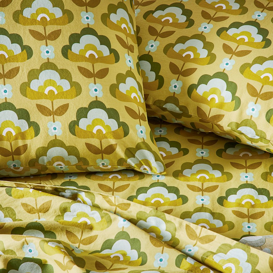Printed Retro Pear Stems Sheet Set | Adairs