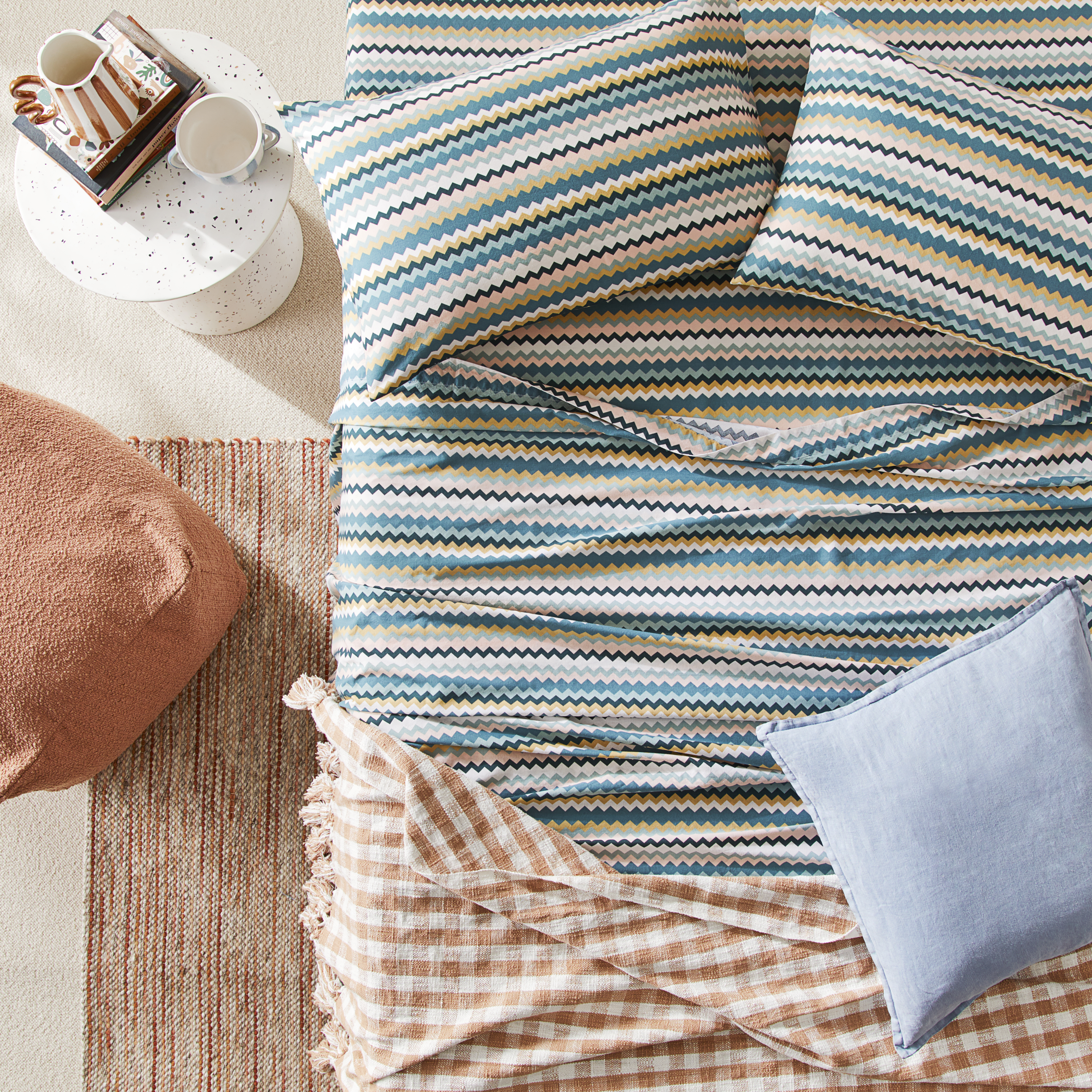 Printed Ziggy Multi Sheet Set | Adairs