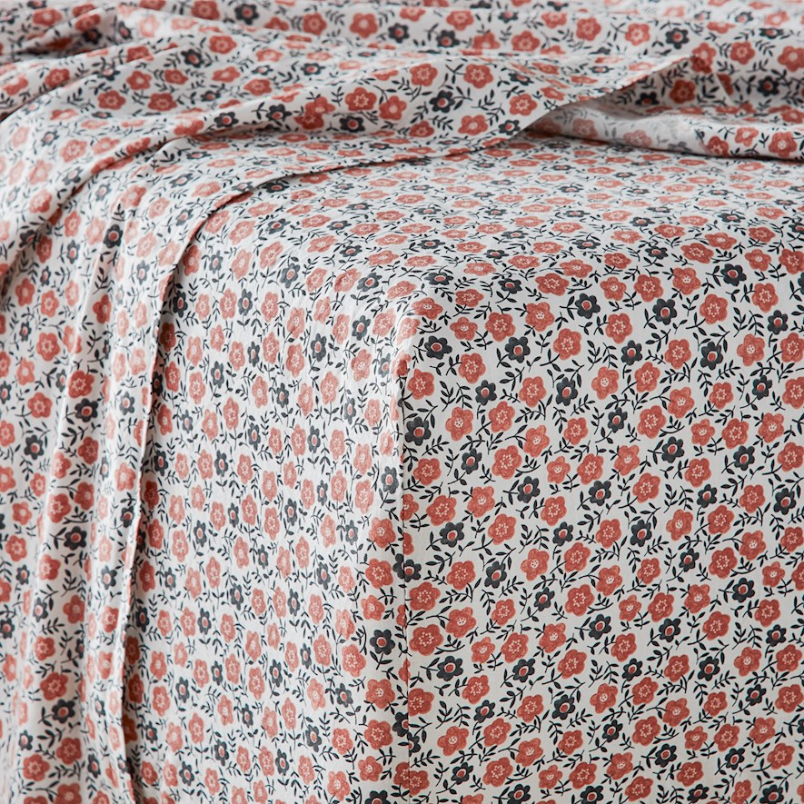Printed Tuscan Daisy Sheet Set | Adairs