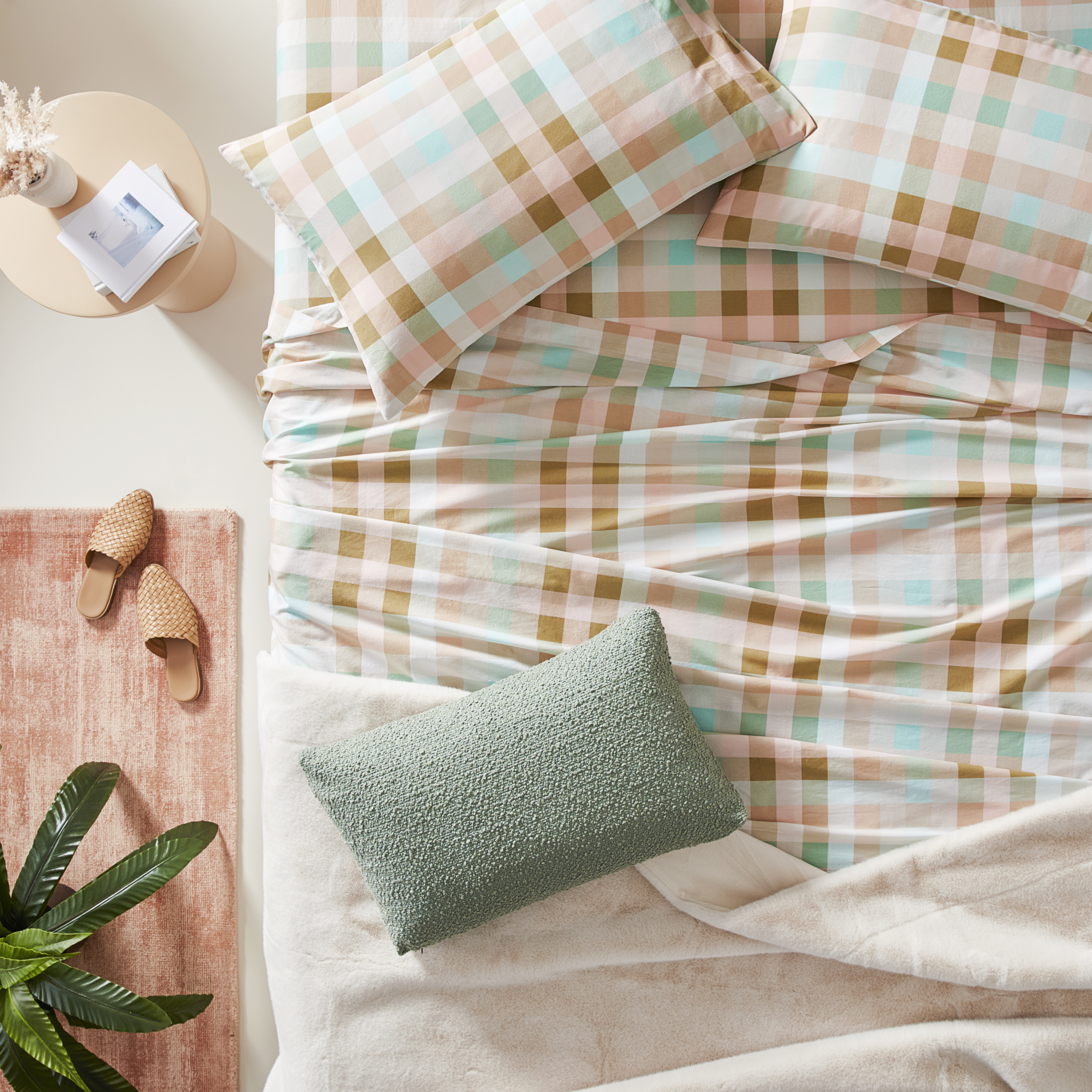 Printed Harmony Check Multi Sheet Set | Adairs