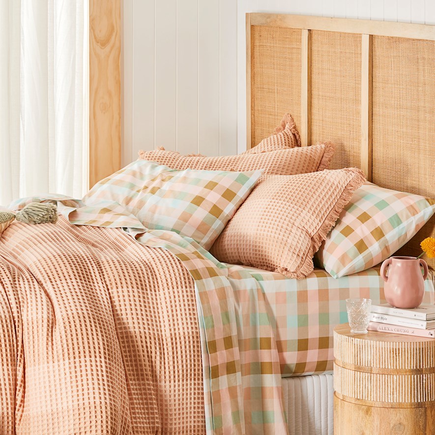 Printed Harmony Check Multi Sheet Set | Adairs