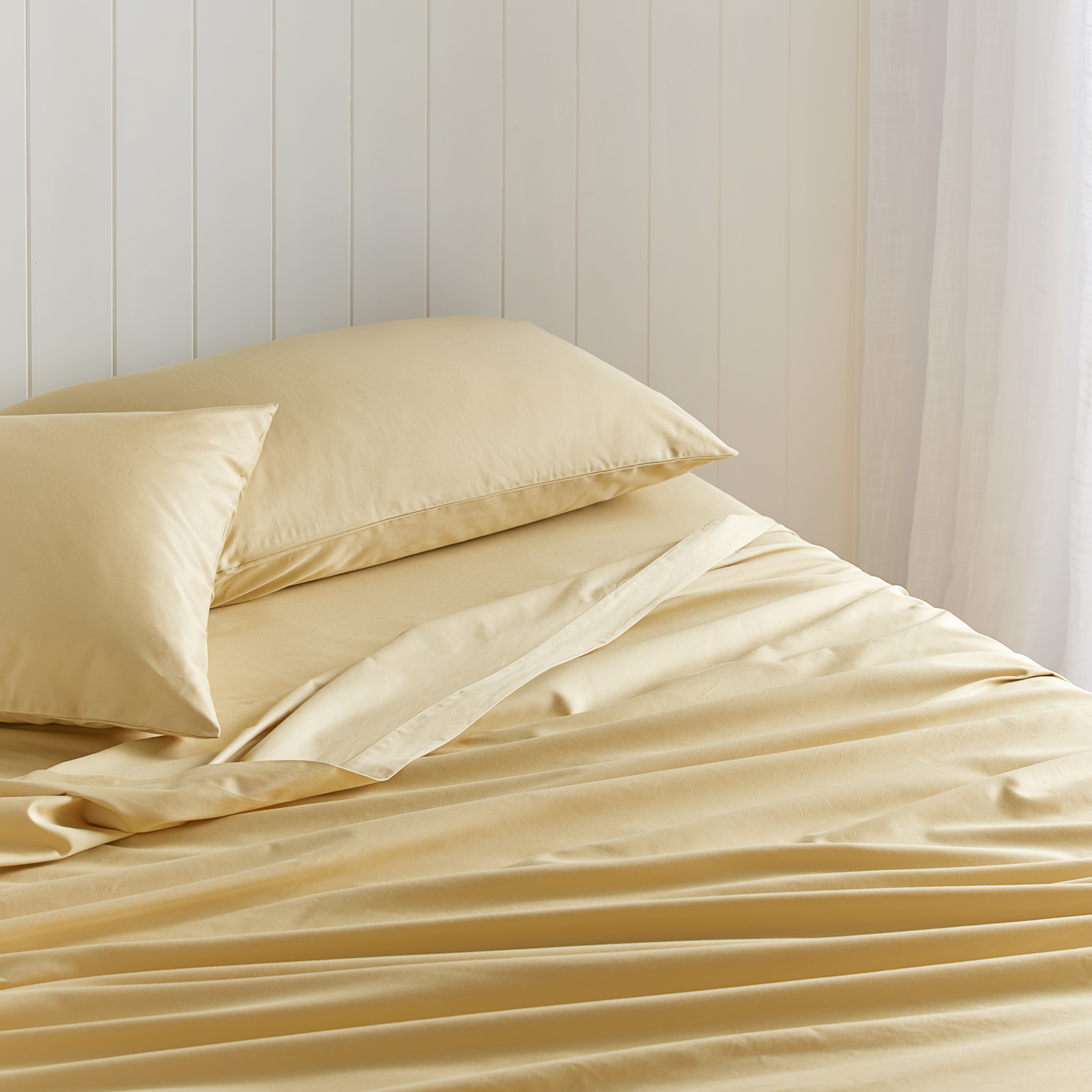 600TC Bamboo Cotton Butter Sheet Set | Adairs