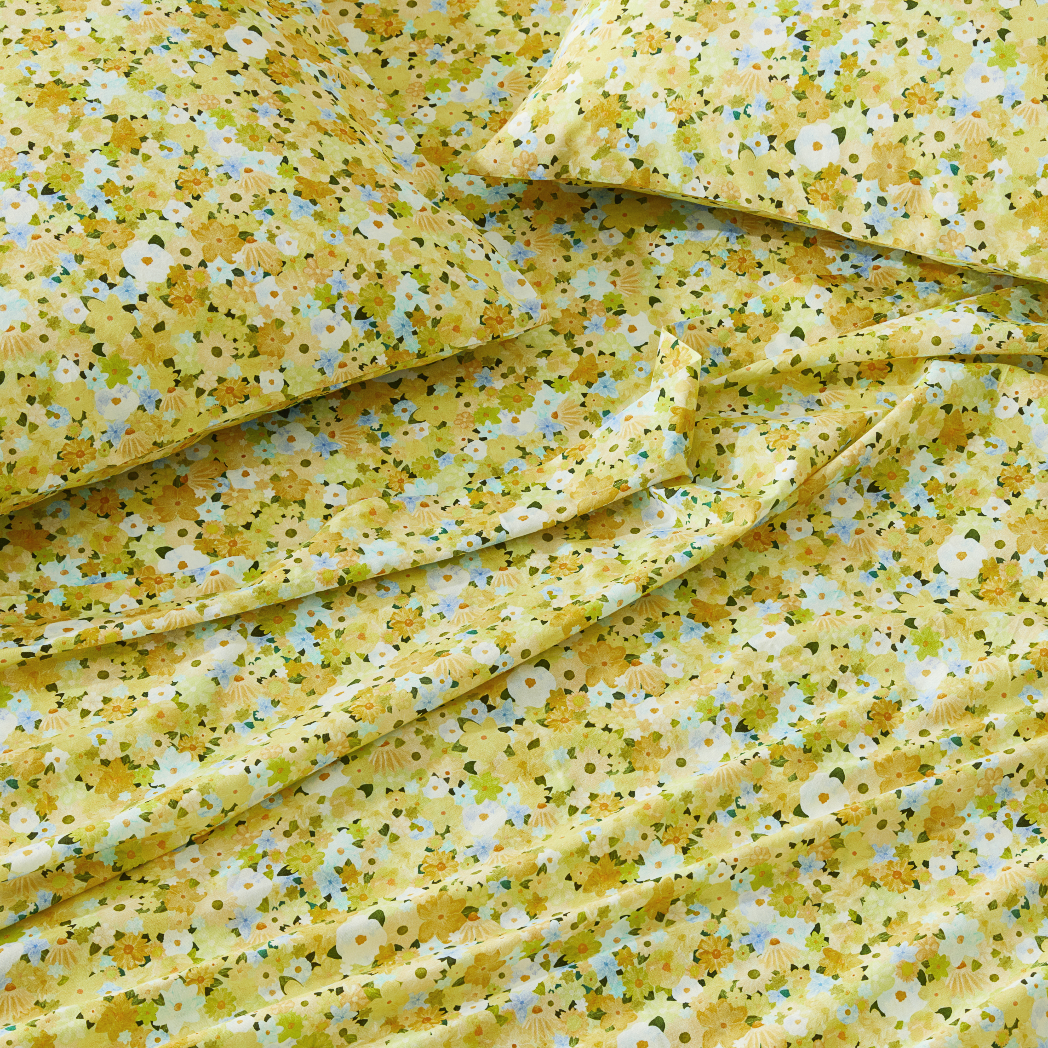 Printed Citrus Bloom Sheet Set | Adairs