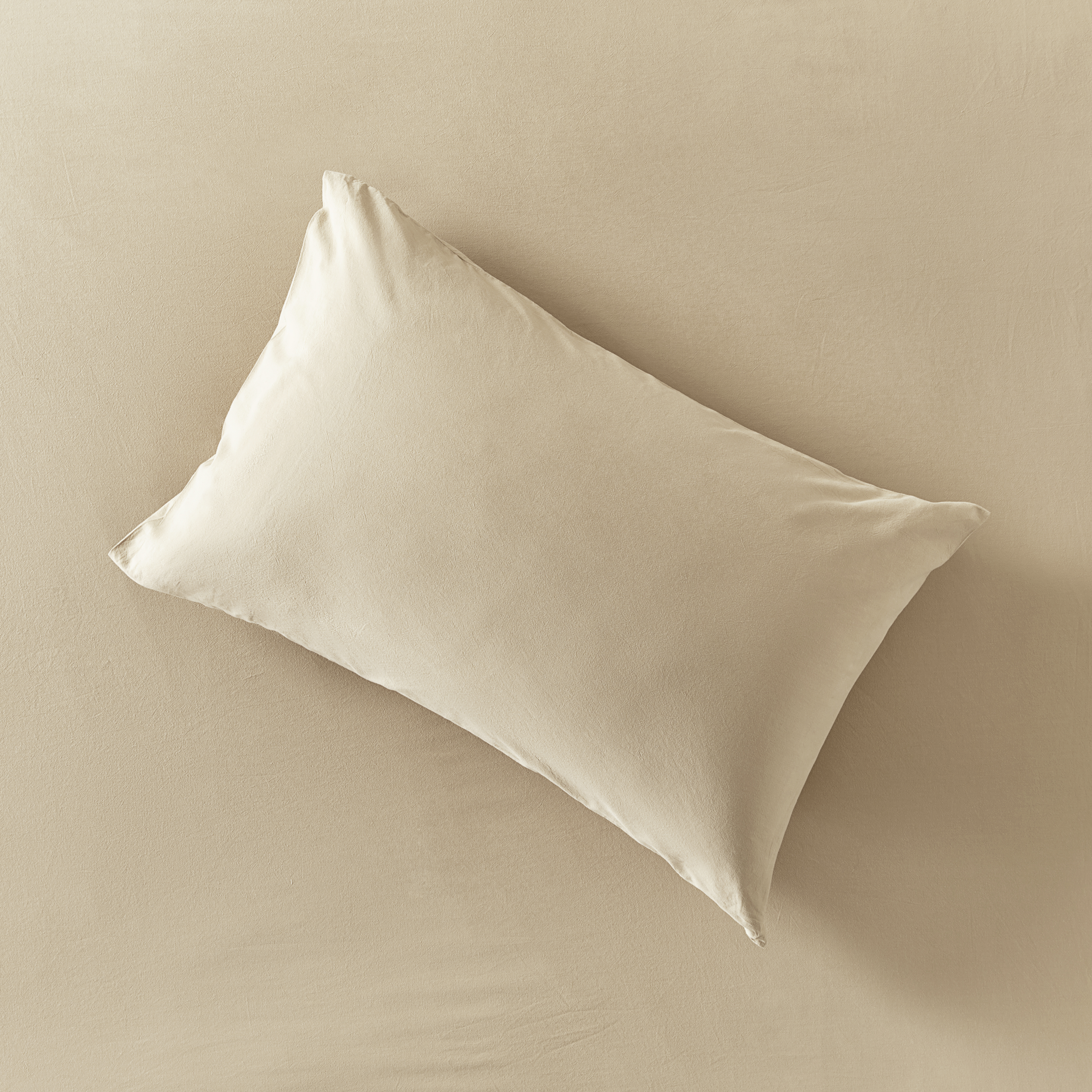 Stonewashed Cotton Sesame Sheet Set | Adairs