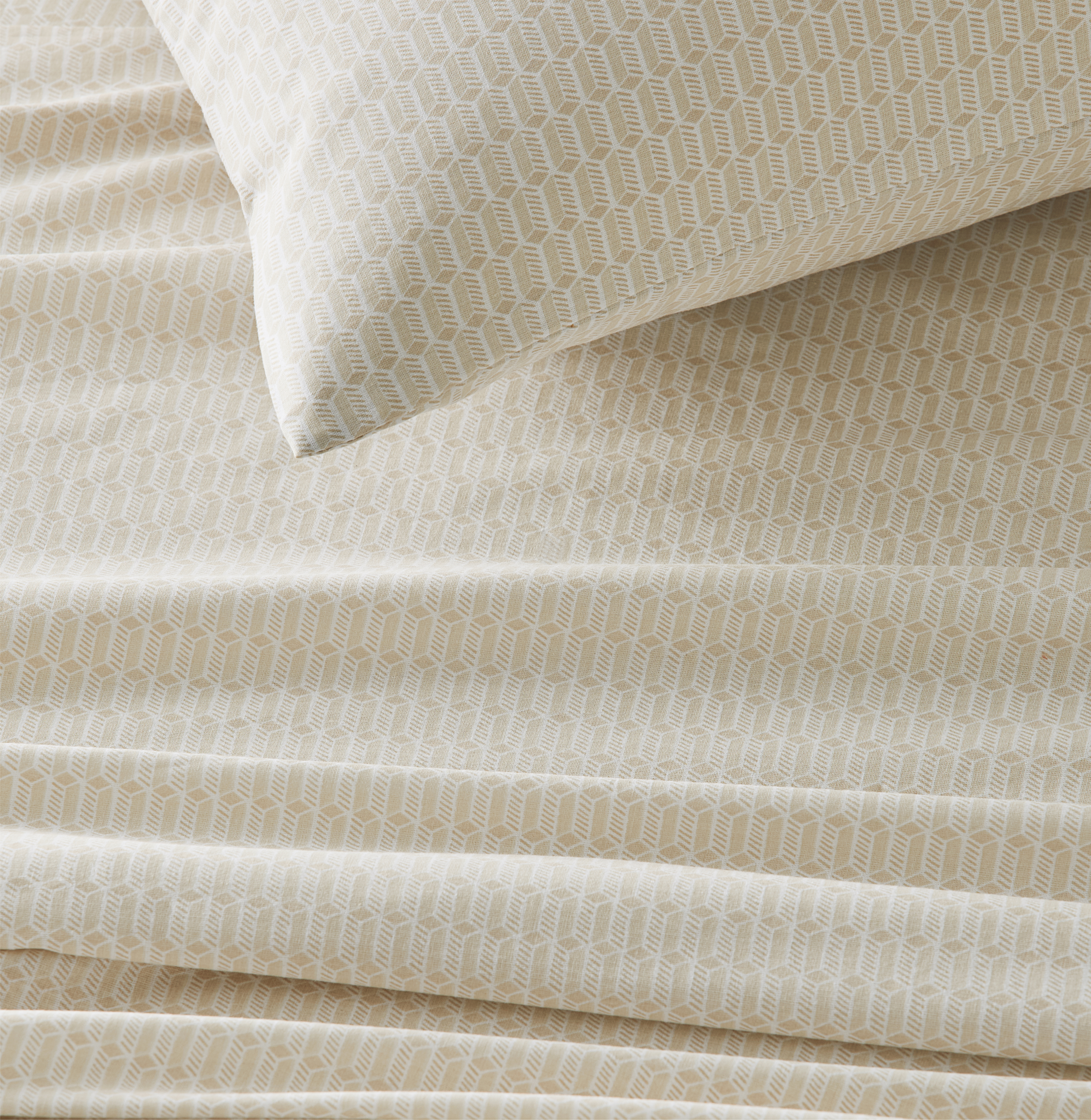 Printed Geo Sand Sheet Set | Adairs