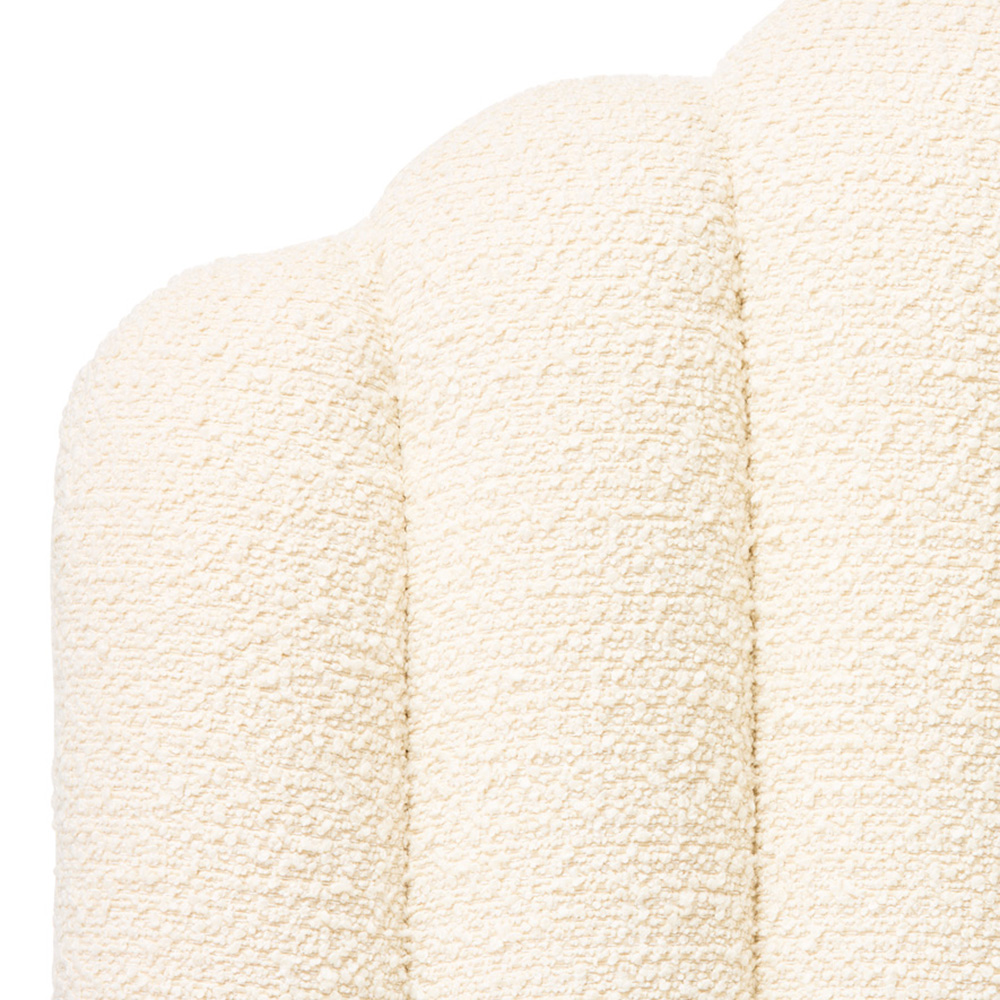Ariel Ivory Boucle Bedhead | Adairs