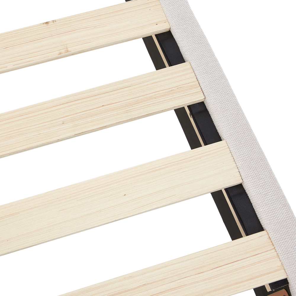 Stellar Castle Linen Bed Base | Adairs