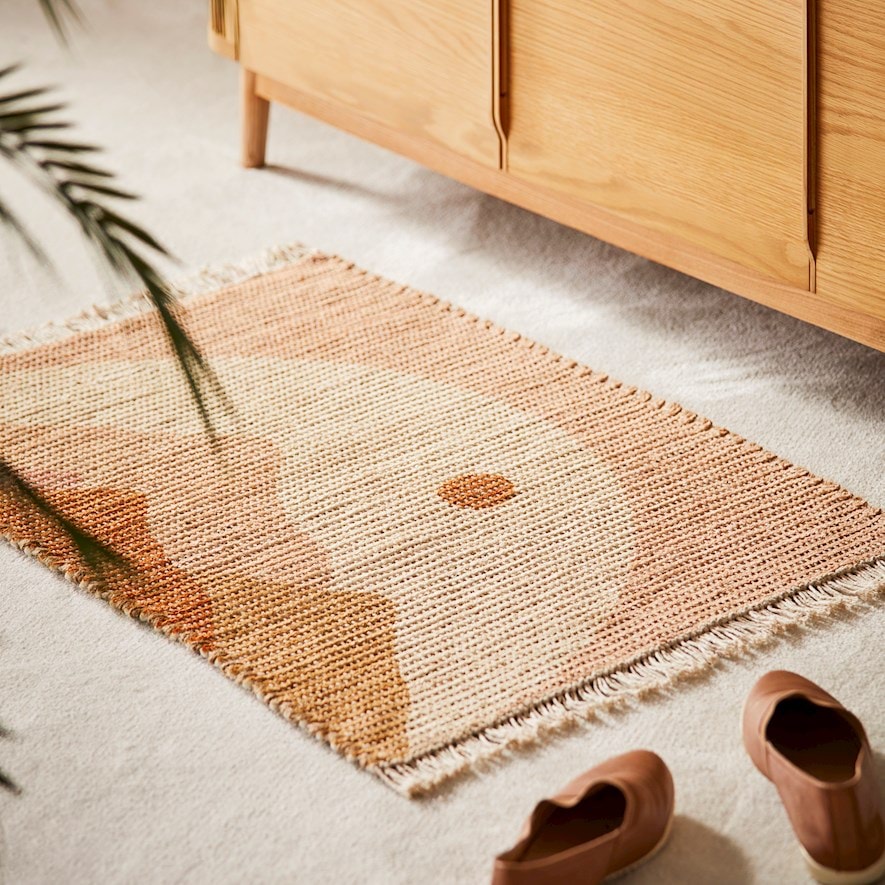 Maus Haus Peach Sky Indoor Mat | Adairs