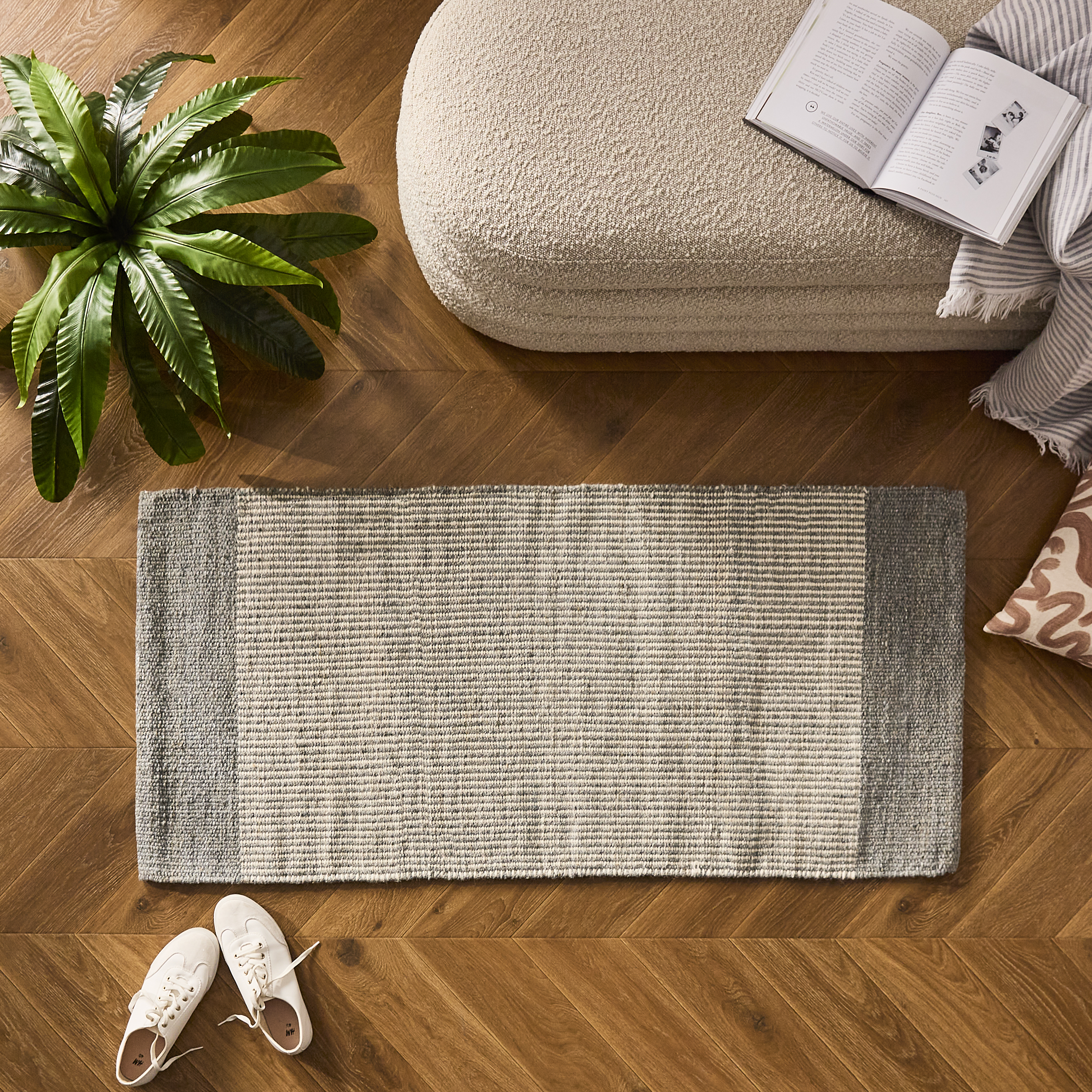 Bowen Seamist Rug Runner | Adairs