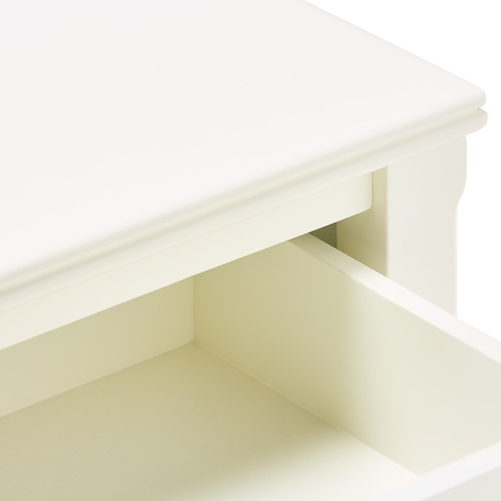 Margate Ivory Bedside Table | Adairs