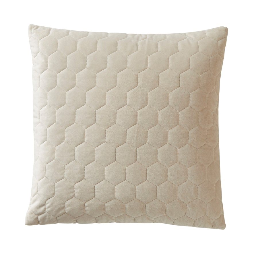 Munro Natural Velvet Cushion | Adairs