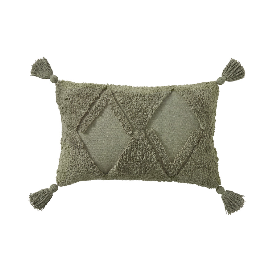Skyler Forest Tufted Long Cushion | Adairs