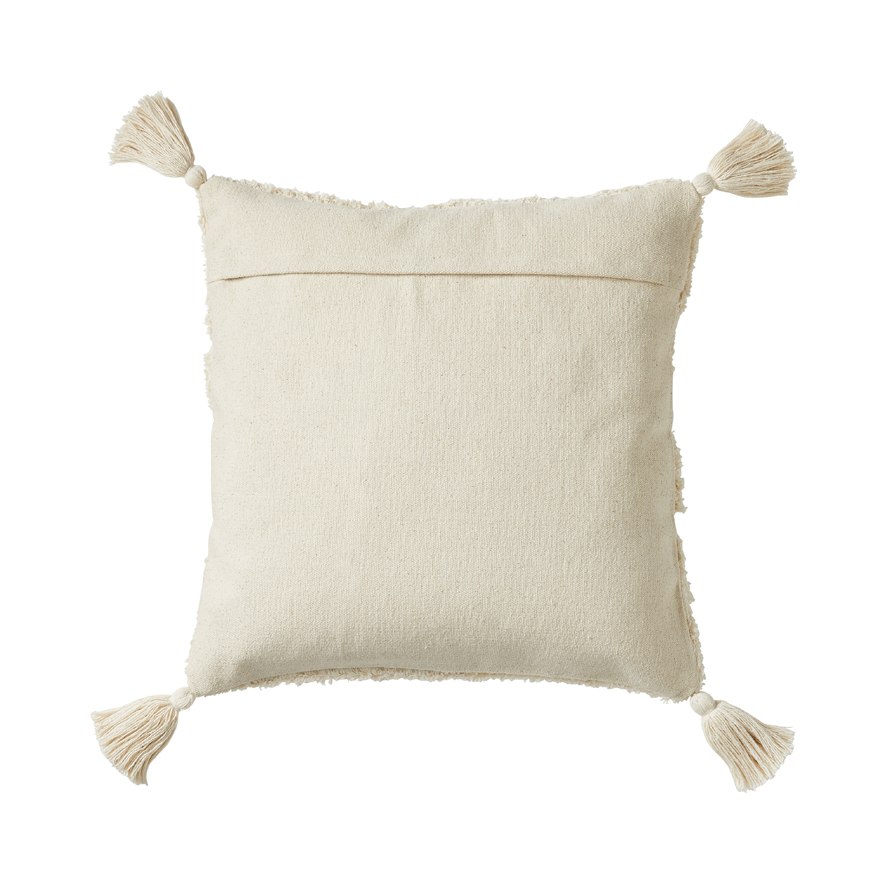 Skyler Natural Tufted Cushion | Adairs
