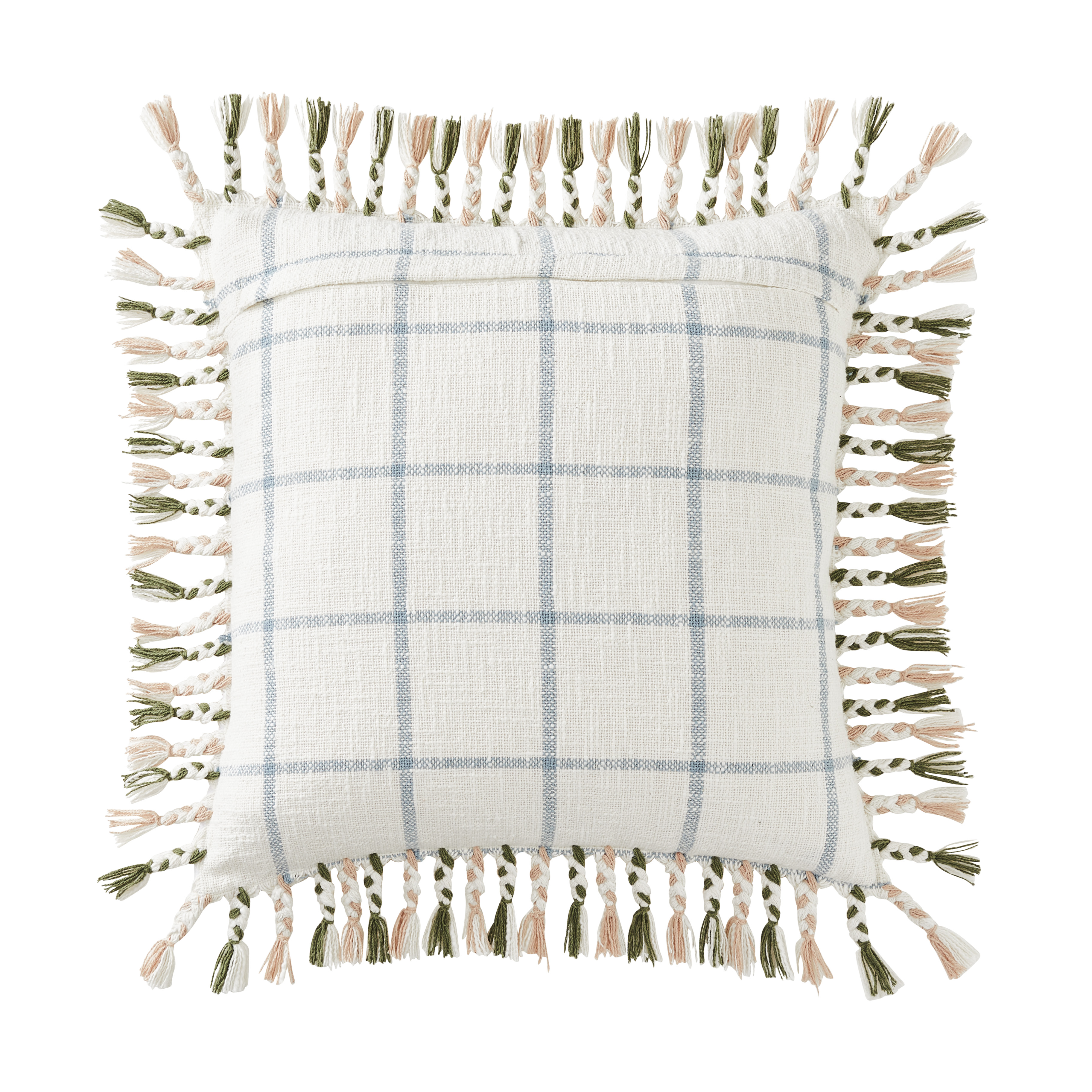 Daisy Pink & White Check Cushion | Adairs