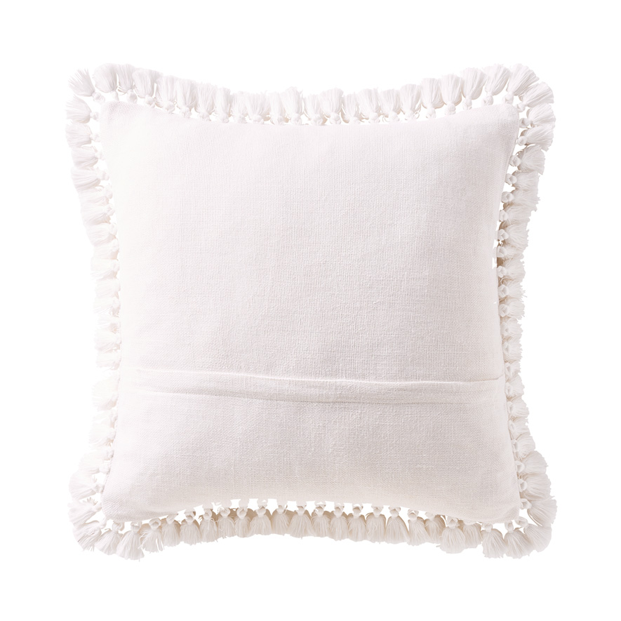 Yuri White Cushion | Adairs