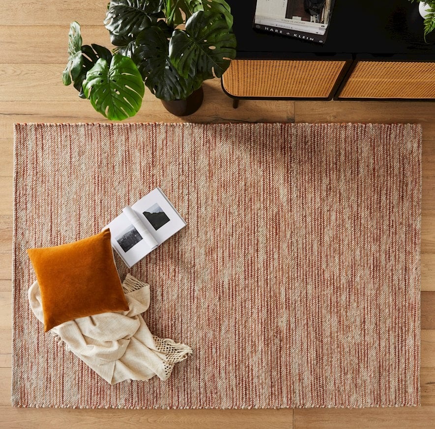 Marlon Ginger & Beige Rug Collection | Adairs