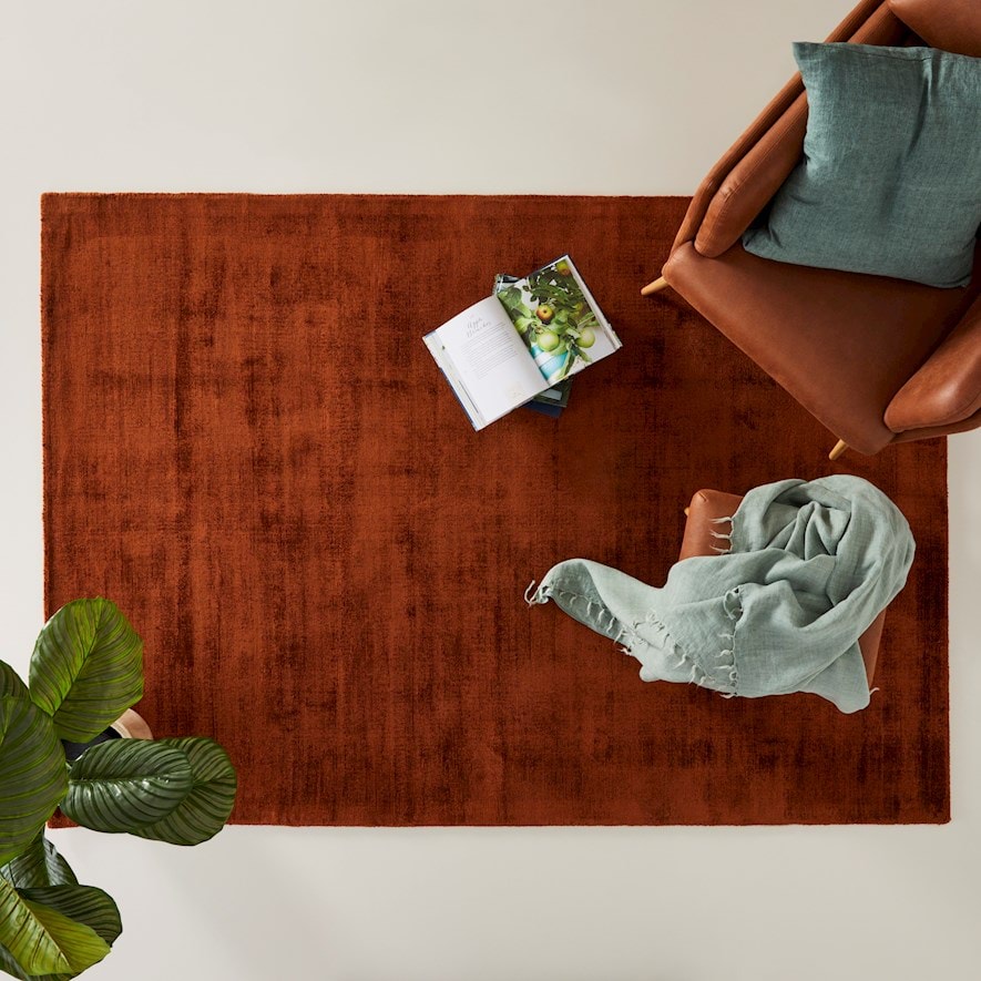 Nouveau Copper Rug | Adairs